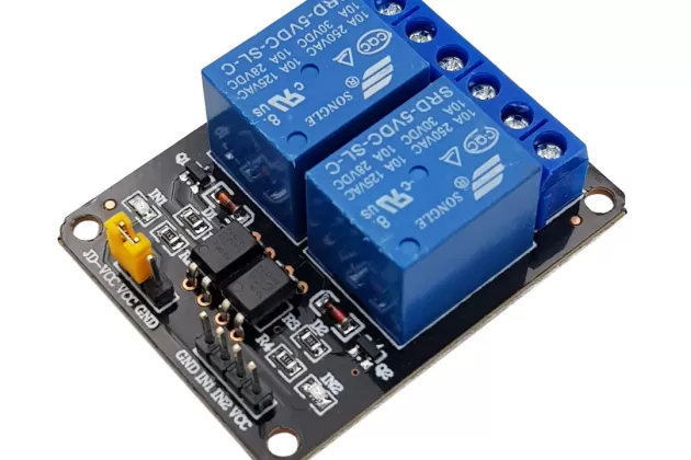 Module Relay 2 Kênh 5V 10-15A Âm Kích